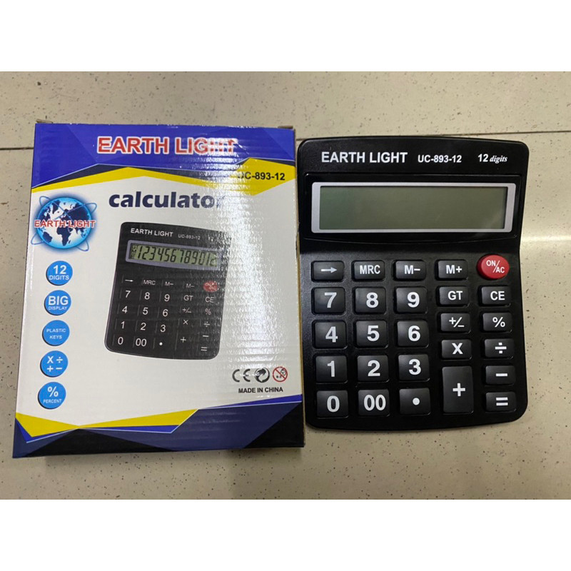 12-digit big screen calculator, big button calculator, business ...