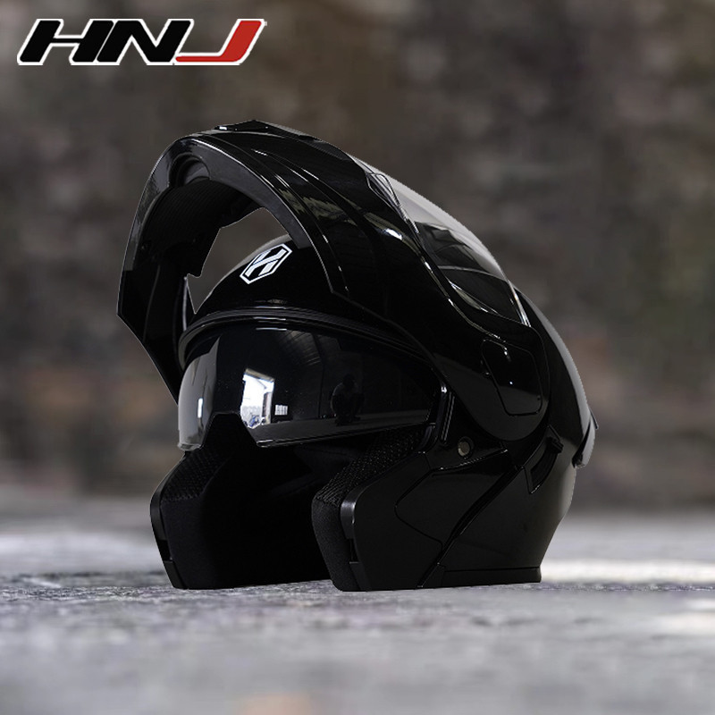HNJ 937 Modular Full Face Motorcycle helmet for men Dual Visor Women's ...