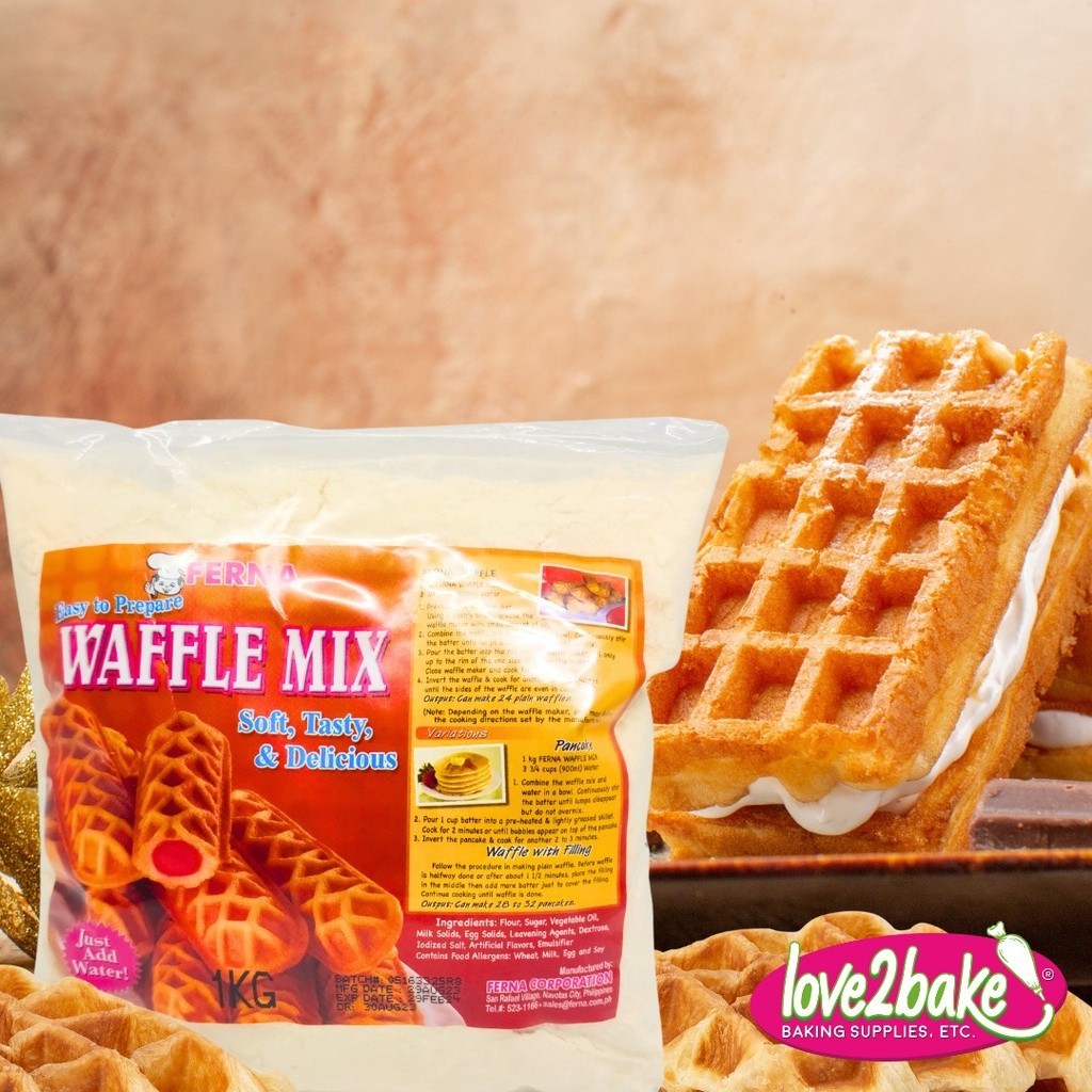 Ferna Waffle Premix 1kg | Shopee Philippines