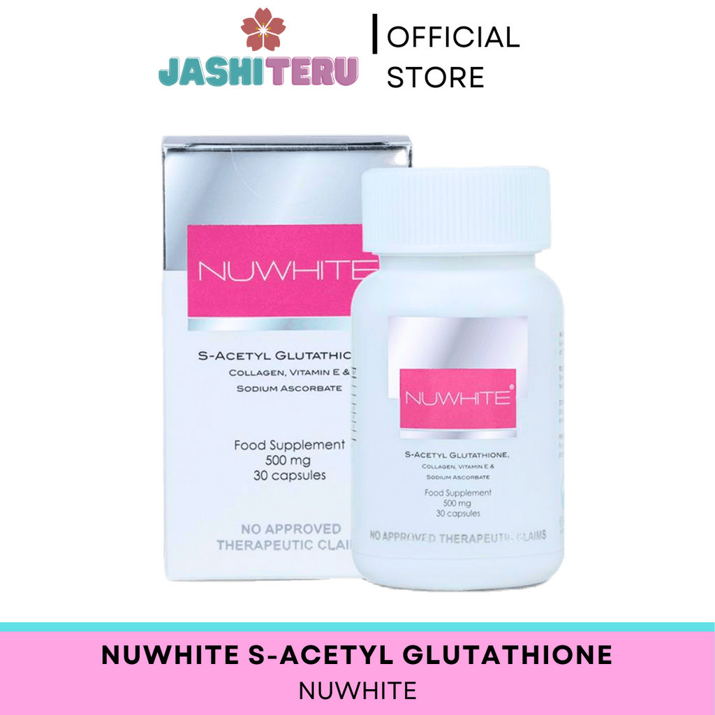 Nuwhite S-Acetyl Glutathione with Collagen Sodium Ascorbate and Vitamin E | Jashiteru | Shopee ...