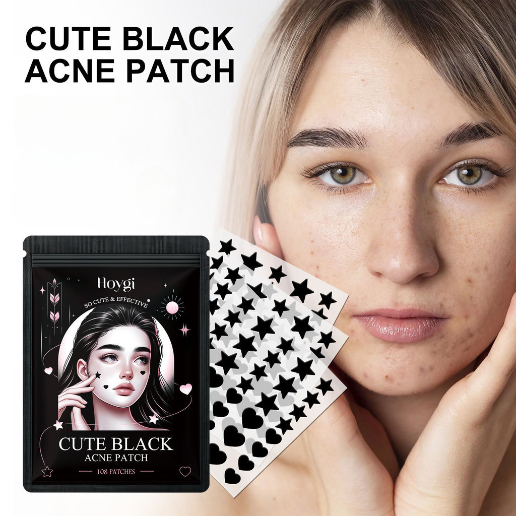 CHIBEL 108 Pcs Cute Black Pimple Patch Relieve Blackheads & Pimples ... CHIBEL 108 Pcs Cute Black Pimple Patch Relieve Blackheads & Pimples ...