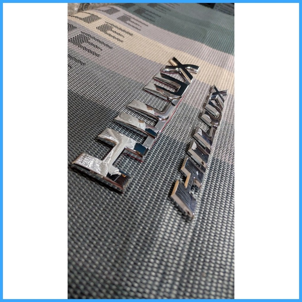 ☁ ♧ ⭐ Toyota HILUX chrome badge emblem decal | Shopee Philippines