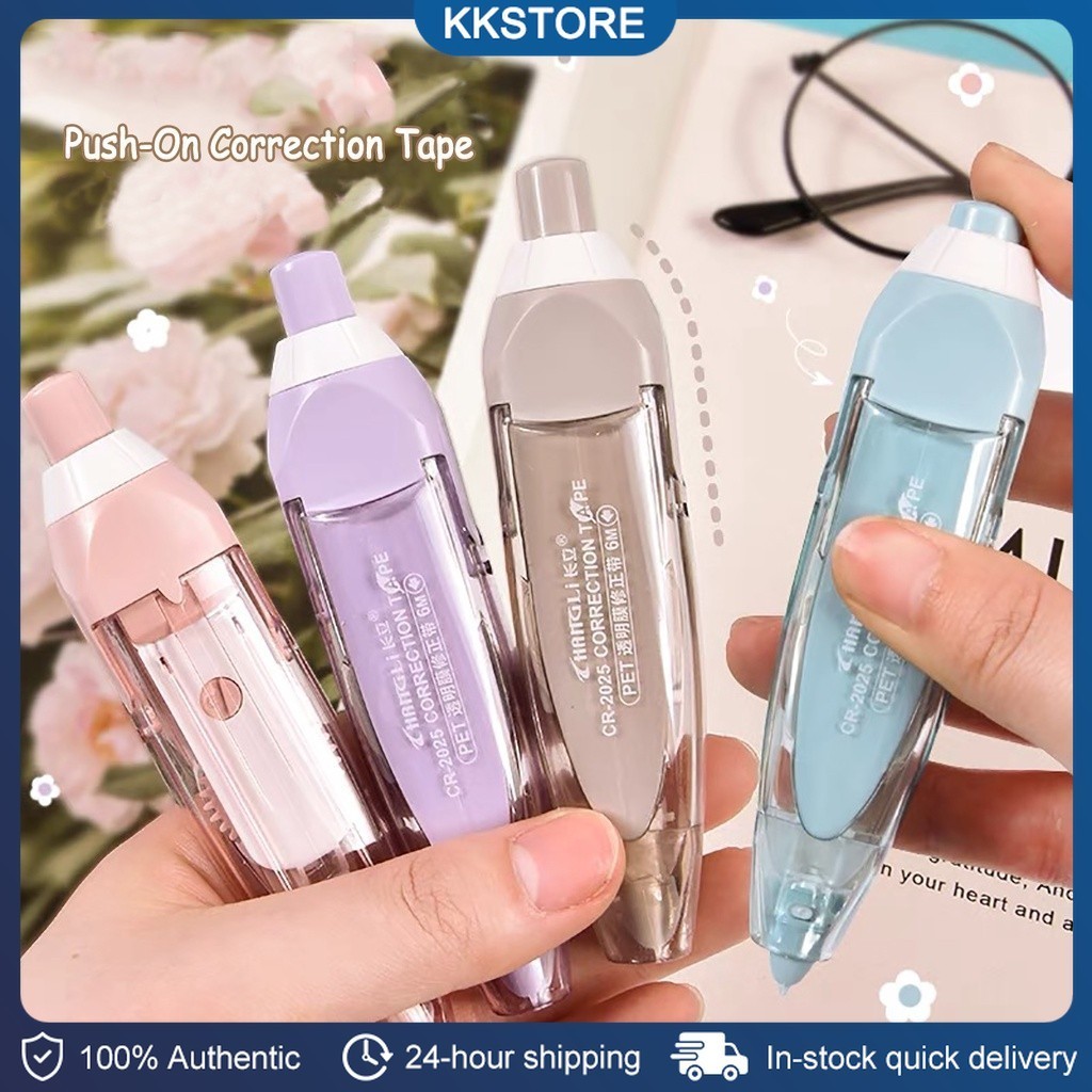 6m Push Correction Tape Cute Correction Tape Pattern Correction Tape ...