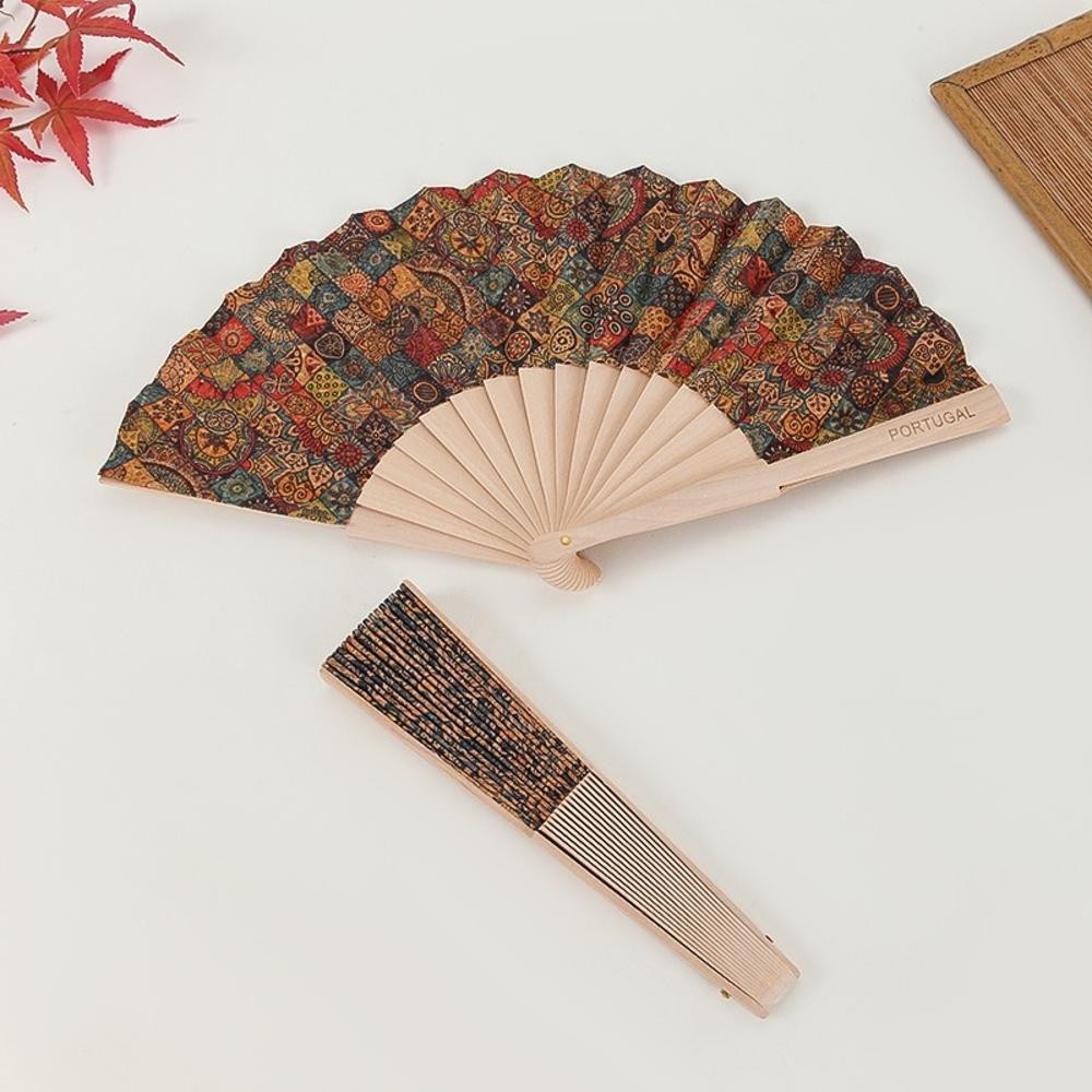 23cm Wood Hand Folding Fan Retro Style Modern Classic Wooden Folding ...