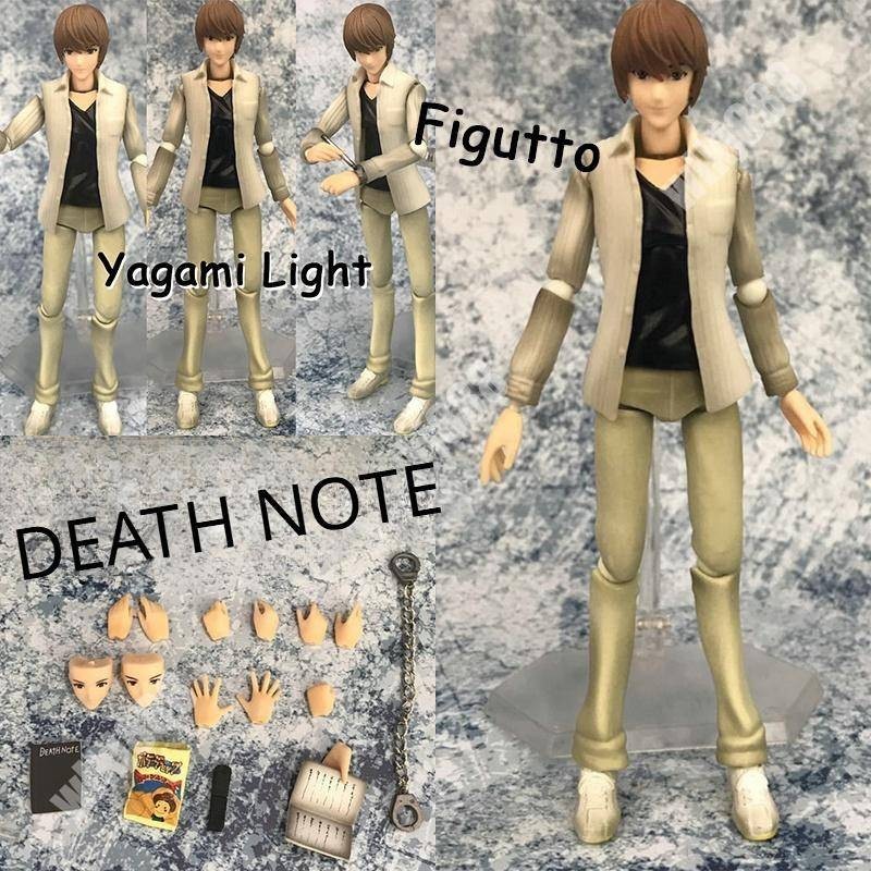 Death Figure Notes Yagami Light Killer 008 Face change animated ...