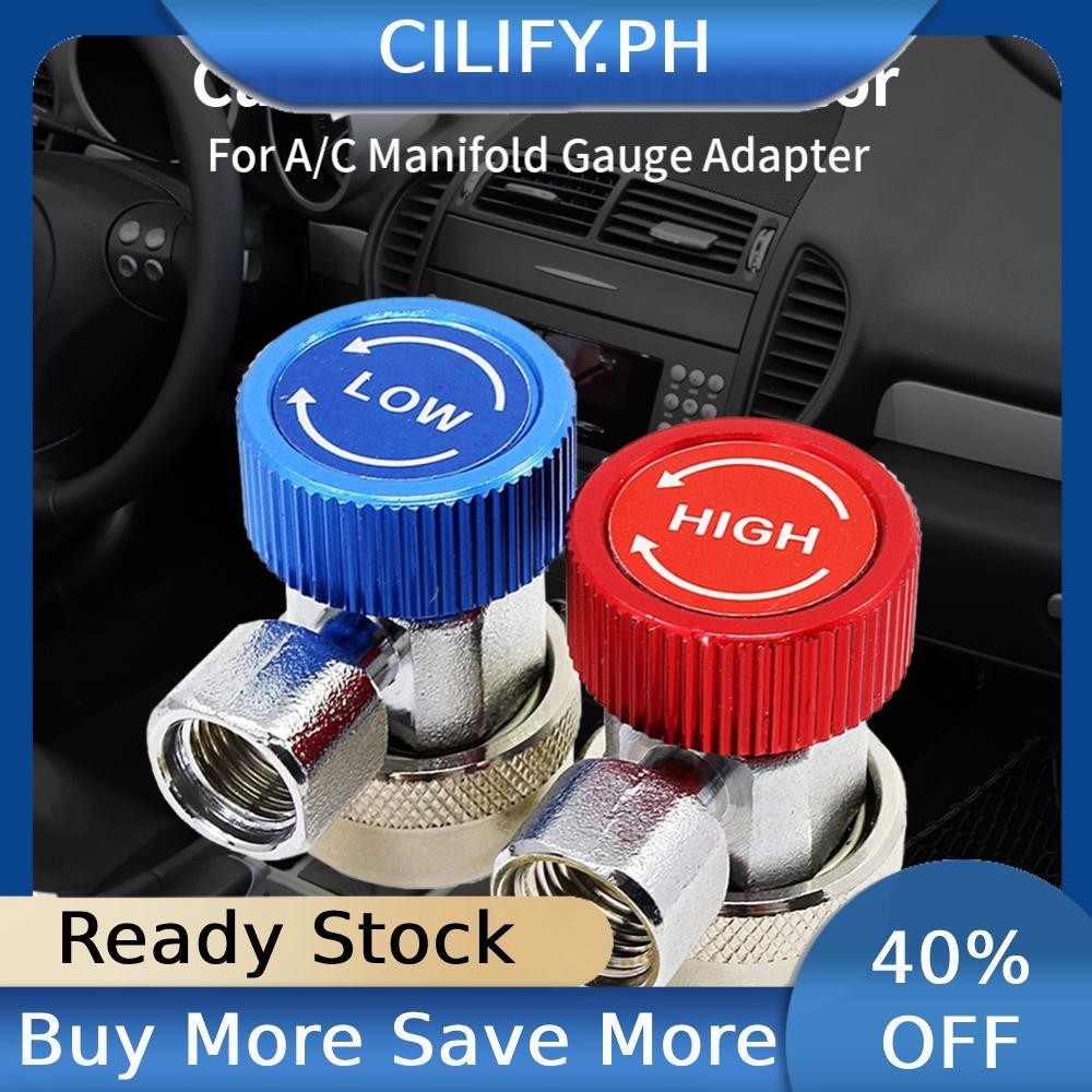 R134A A/C Adapter Copper High Low Adapter Air Conditioner Coolant Quick ...