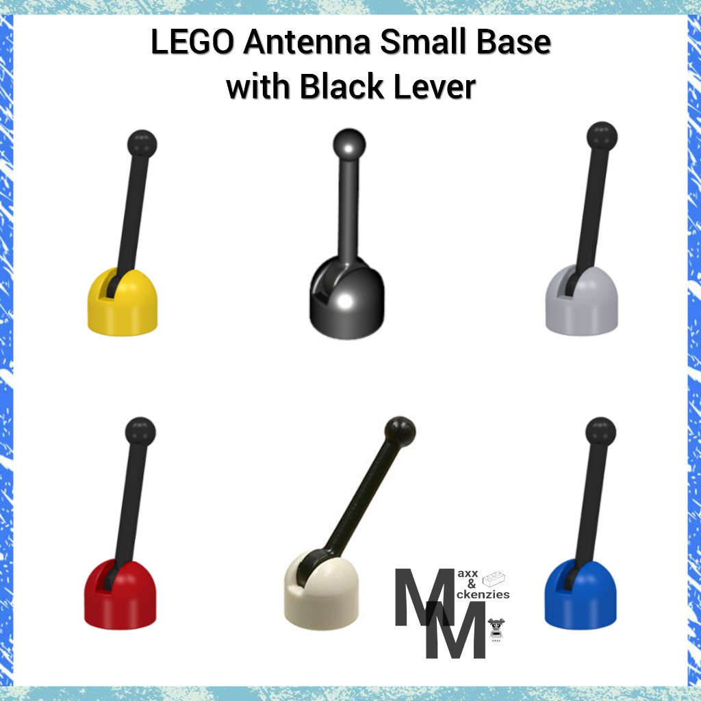 Antenna Small Base with Black Lever (4592c02) LEGO Part | Shopee ...