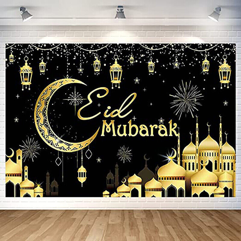 Ramadan Mubarak Decorations Backdrop Banner Muslim Ramadan Kareem ...
