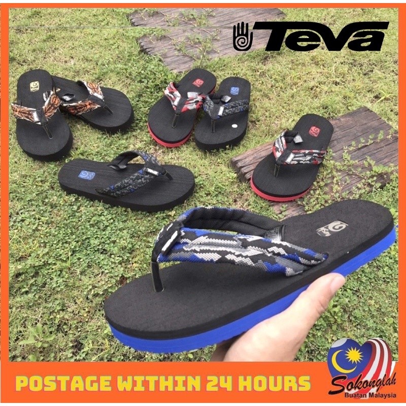 Teva Flip Flop Classic Soft Bottom NonSlip Casual Slipper / Selipar ...
