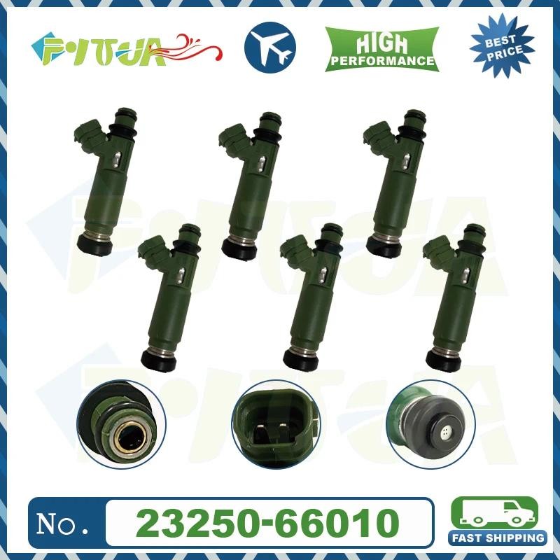 6pcs Fuel injector for Toyota Landcruiser 1FZ-FE FZJ78 79 105 93-03 ...