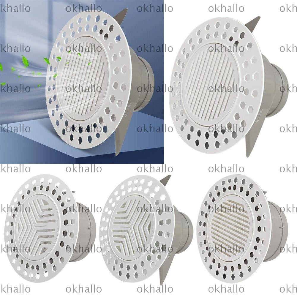 OKHALLO Exterior Wall Air Vent, Plastic Air Circulation Vent Outlet ...