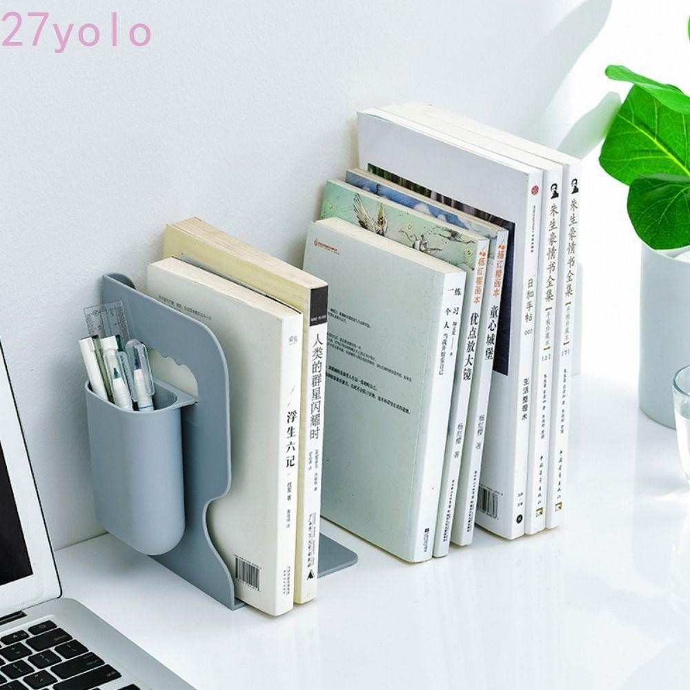 YOLO Desktop Book Stand, With Pen Holder Easy to Install Foldable ...