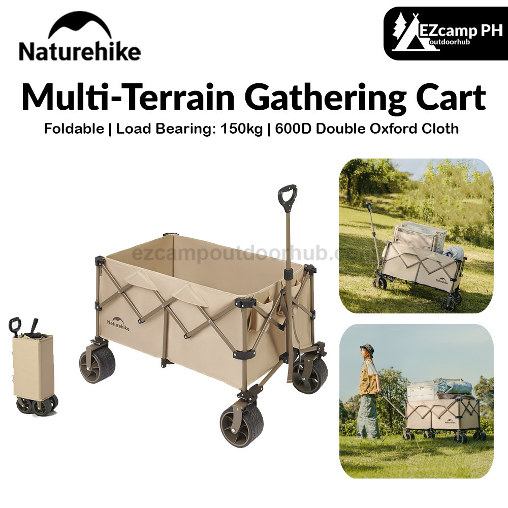 Naturehike Multi-Terrain Gathering Cart Multifunction Foldable Camping ...