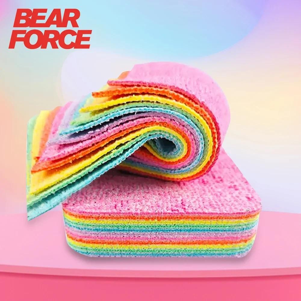 Rainbow Color Fiber Tearable Water-Absorbing Rag Car Cleaning Kitchen ...