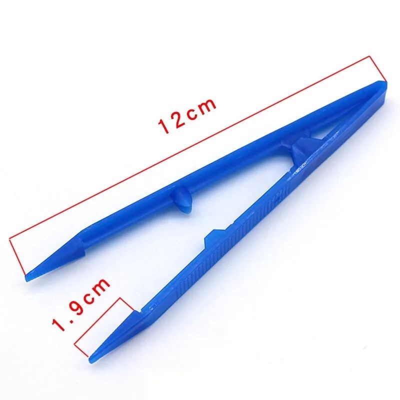 Medical disposable plastic forceps medical dressing forceps small clips ...