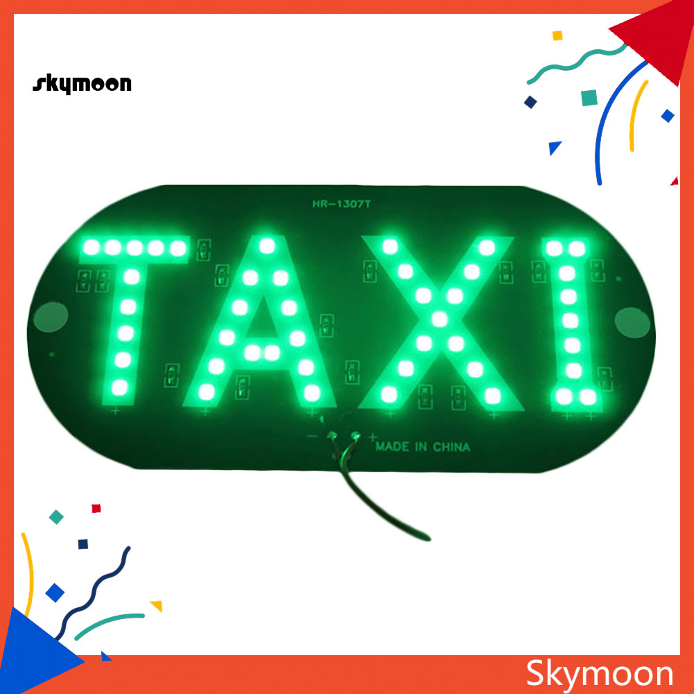 Skym* Taxi Cab Windscreen Windshield Sign LED Light Car High Brightness ...