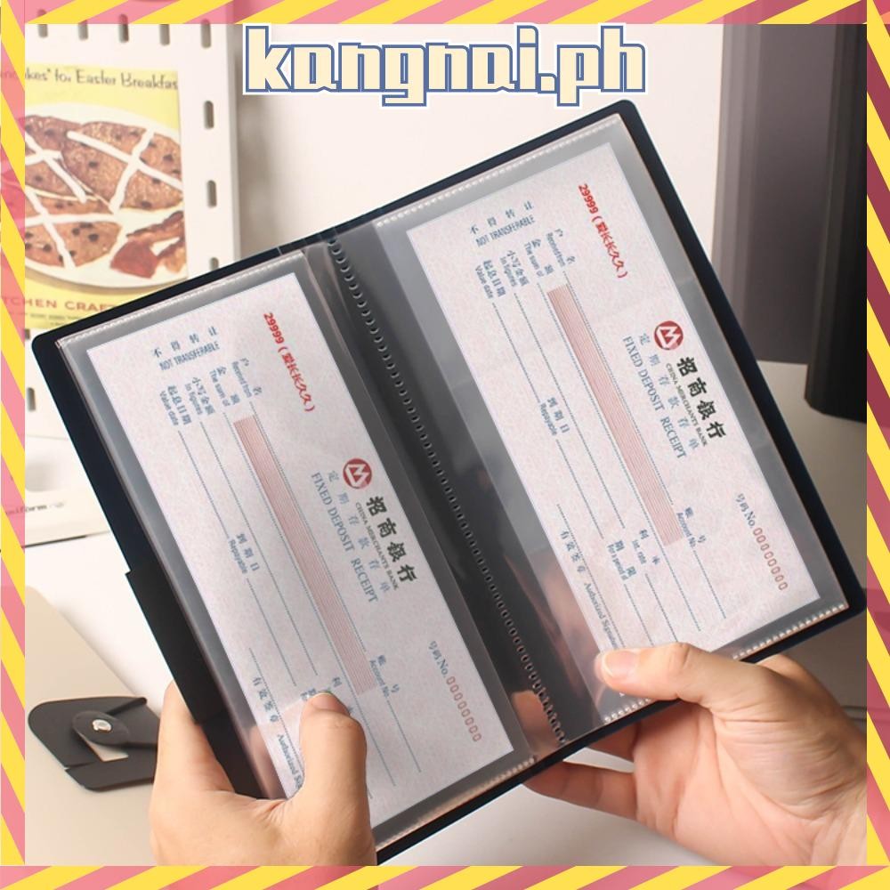 KANGNAI Envelopes Money Saving Challeng, Waterproof PU Banknote ...