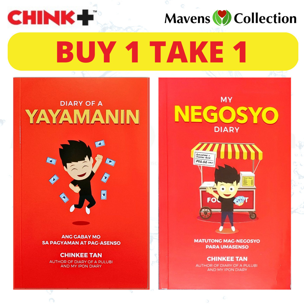 (Buy 1 Take 1) CHINKEE TAN books ( My Negosyo Diary + Diary of a ...