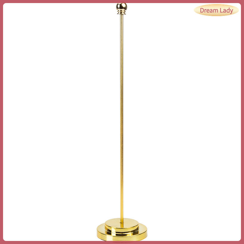 Mini Flag Holder Pedestal Table Flagpole Metal Single Straight Pendulum ...