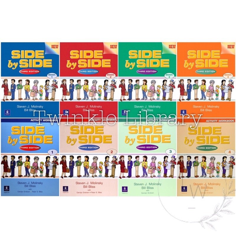 Side by Side Physical Book 1 2 3 4 Student's Book/Activity Workbook ...