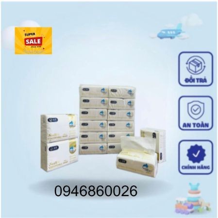 Pack of 12 SOFT Tissue Paper Packs 300 Super Tough and Beautiful White ...