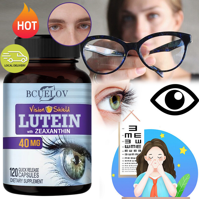 Bcuelov Lutein Supplement with Zeaxanthin To Support Healthy Eye Vision ...