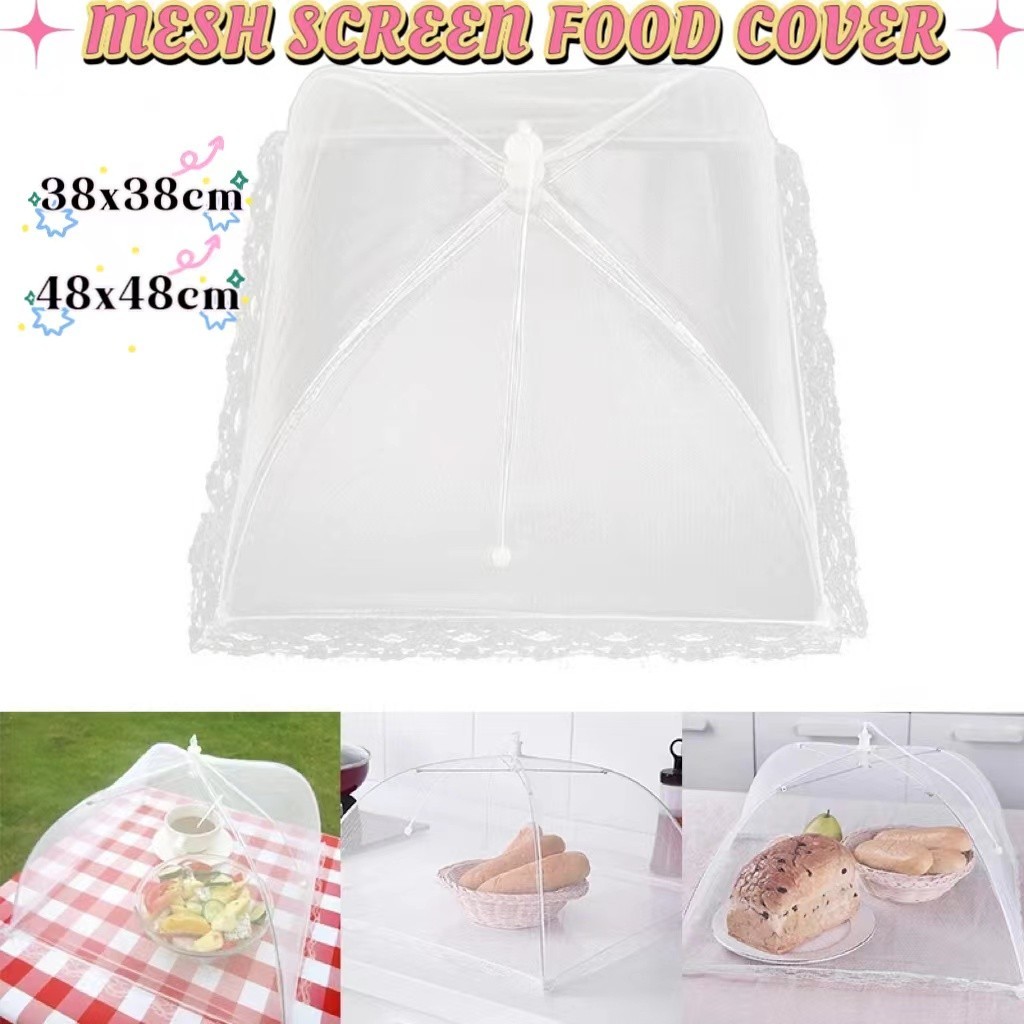 Folding Food Mesh Cover Tent Home Dining Table Kitchen Counter | Shopee ...