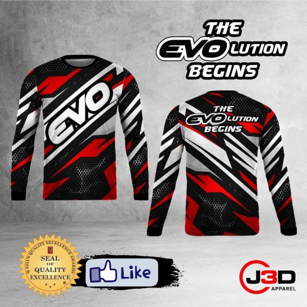 Jersey Drifit for Men Women Design Full Sublimation Jersey Shirt Evo ...