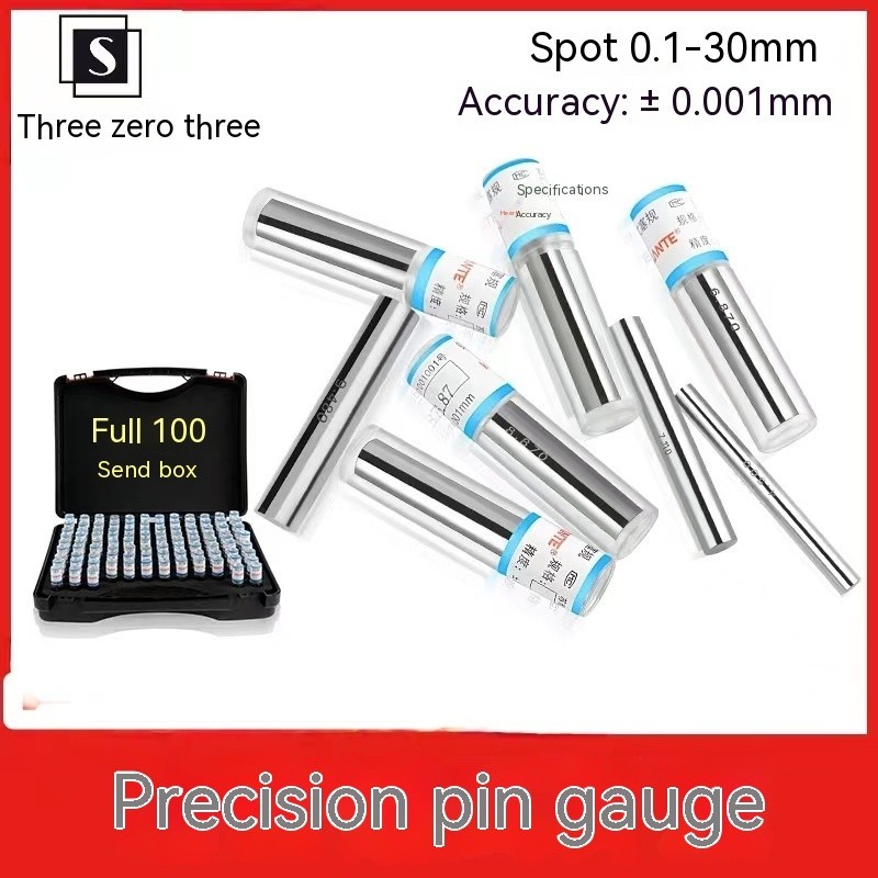 0-18mm Cylindrical Pin gauge Smooth Plug Gauge Hole Gauge step 0.01mm ...