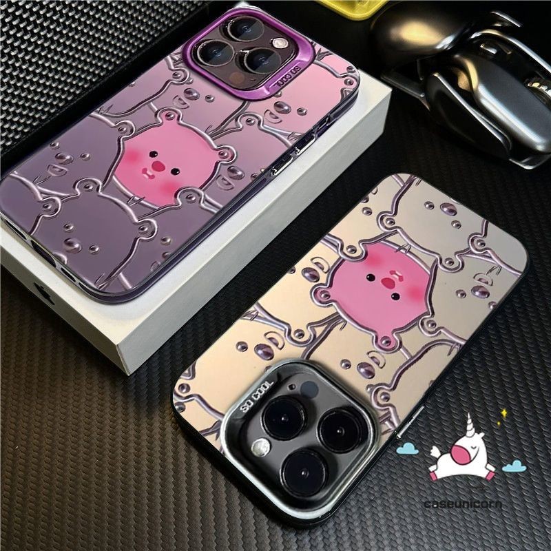 Cartoon Colored Lines Doodle Cute Little Beavers Loopy Couples Case ...