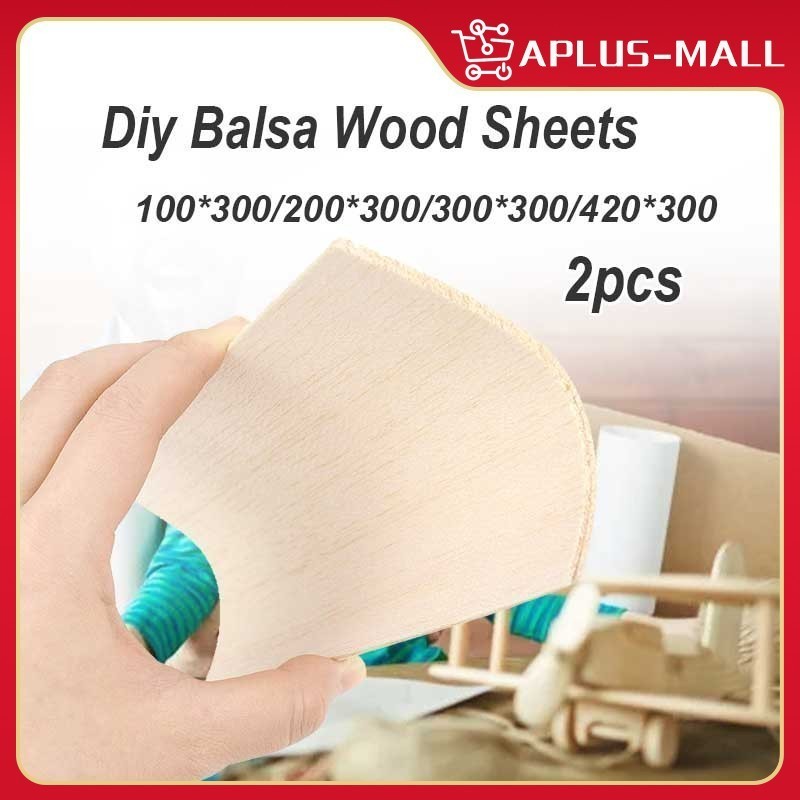 2pcs 3mm A3 A4 DIY Model Balsa Wood Sheet Balsa Wood For House Ship Craft Model DIY | Shopee ...