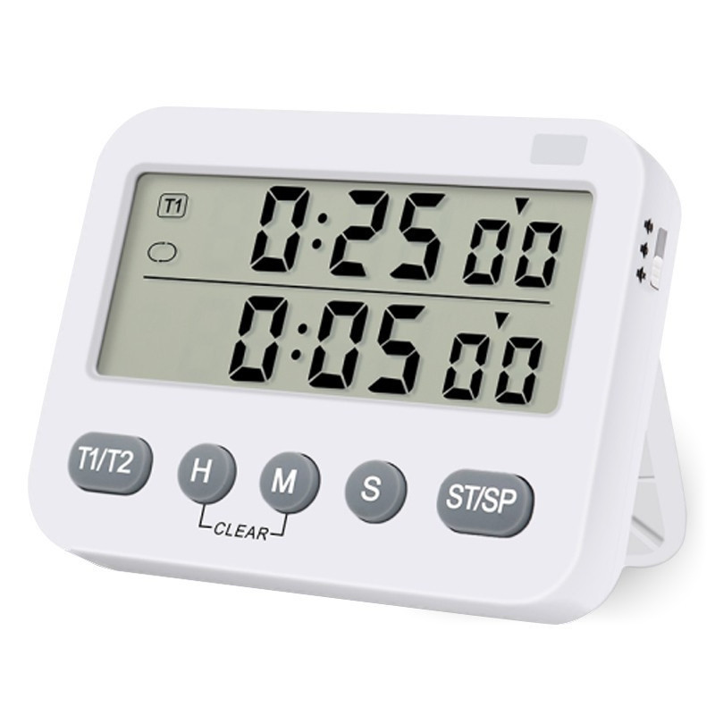 Dual Display Digital Kitchen Timer Cooking Timer Dual Count Up ＆ Down ...