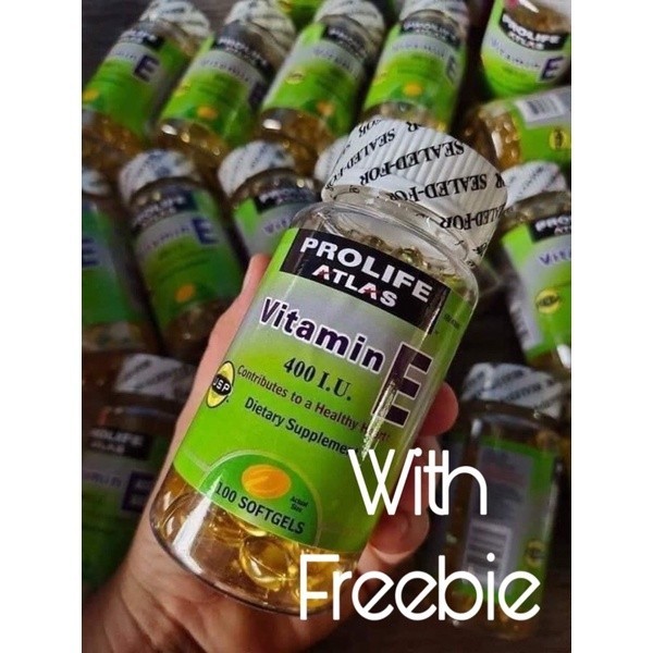Prolife Atlas Vitamin E 100 Softgels Original | Shopee Philippines