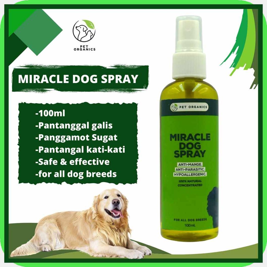 PET$Gz(E|wORGANICS=v|Miracle=e|Dog=g|Spray=RI|100ml=Hn|| Best for Anti ...