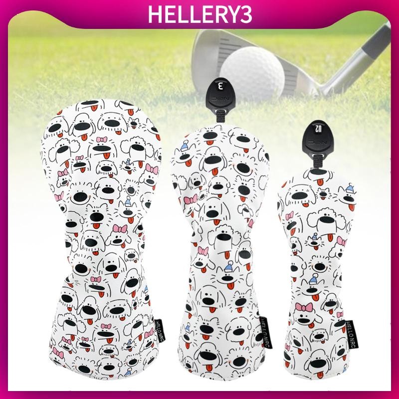 [HelleryQ] Golf Wood Headcover Golf Training Supplies Funny Golf Head ...