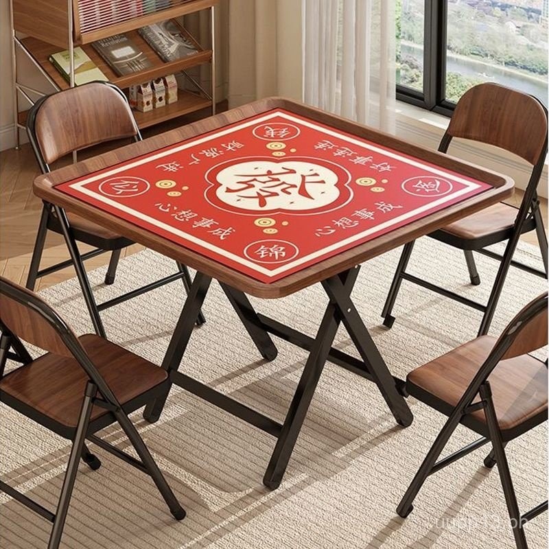 Dormitory Household Folding Dining Table Simple Eating Table Chess Room ...