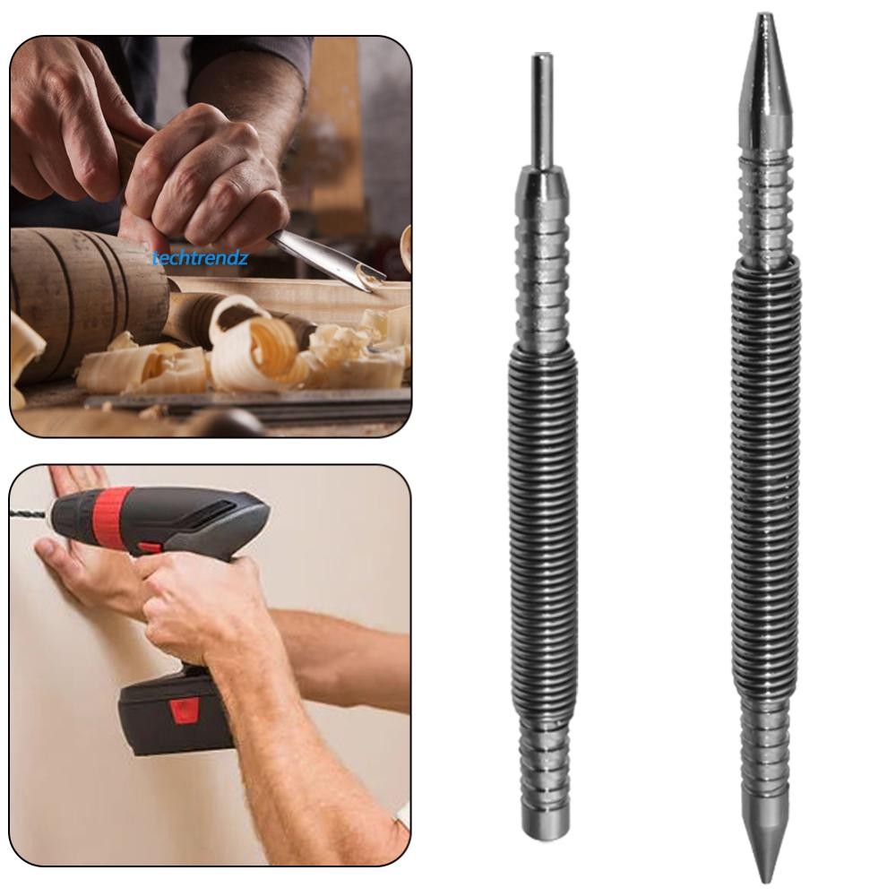 1/2Pcs Spring Tools Hammerless Nail Set Center Pin Punch Door Pin ...