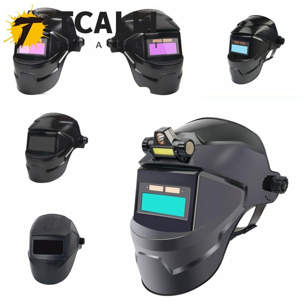 TCALLI Welding Mask, Automatic Dimming True Color Solar Welding Helmet, Eye Protection Large ...