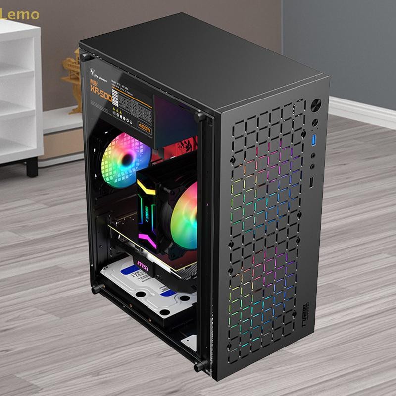 [Lemo] Micro ATX/ITX Transparent DIY PC Case Glass Desktop Computer ...