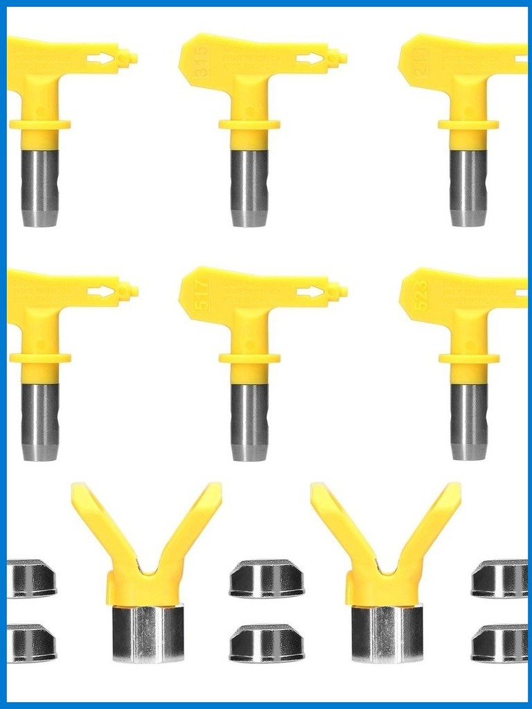 HTYY Airless Paint Nozzles Set Reversible Machine Tips Airless Paint ...