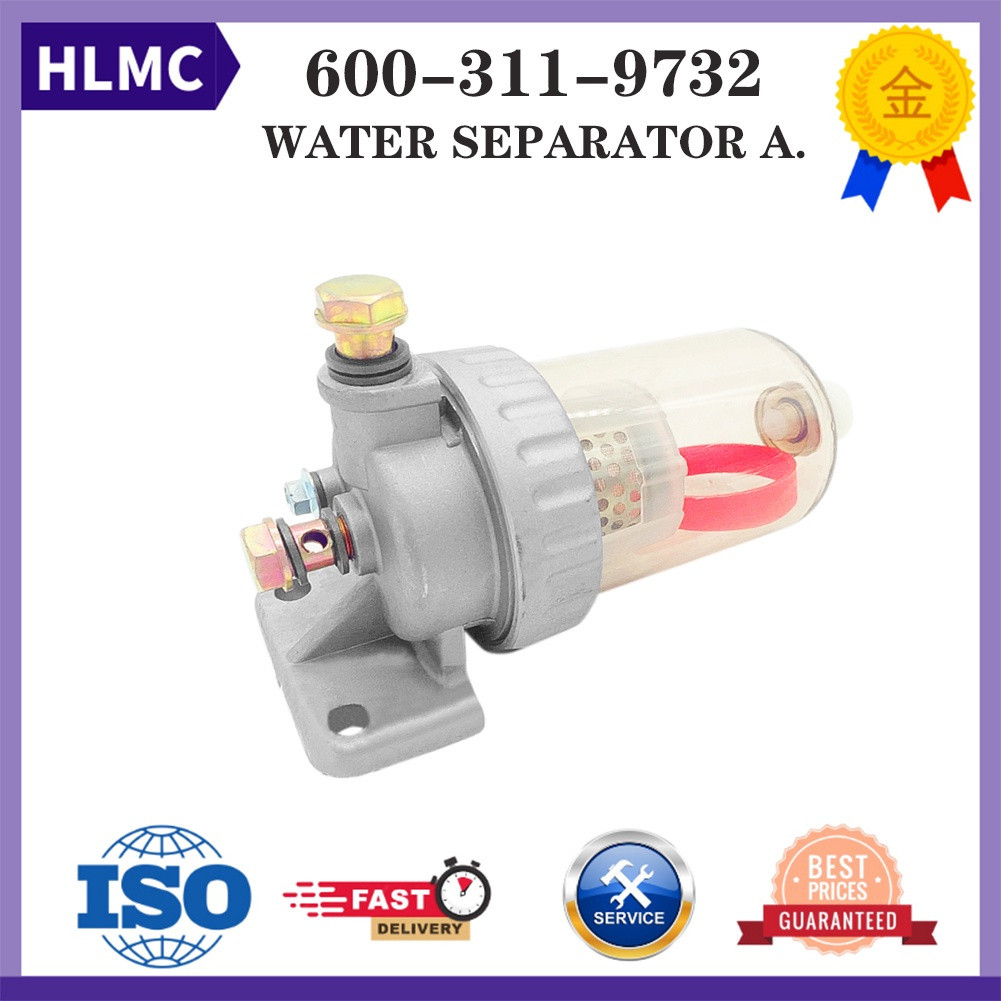 PC120 PC200-3 PC200-5 PC200-6 WA180 WA250 WA320 WA380 Fuel Water Separator Assembly For ...