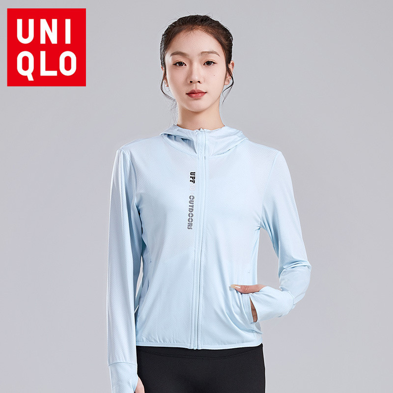 Uniqlo Upf50+ 2024 NEW Uniqlo Women Airism Jackets Windbreaker Outdoors Sun Protection Coat ...