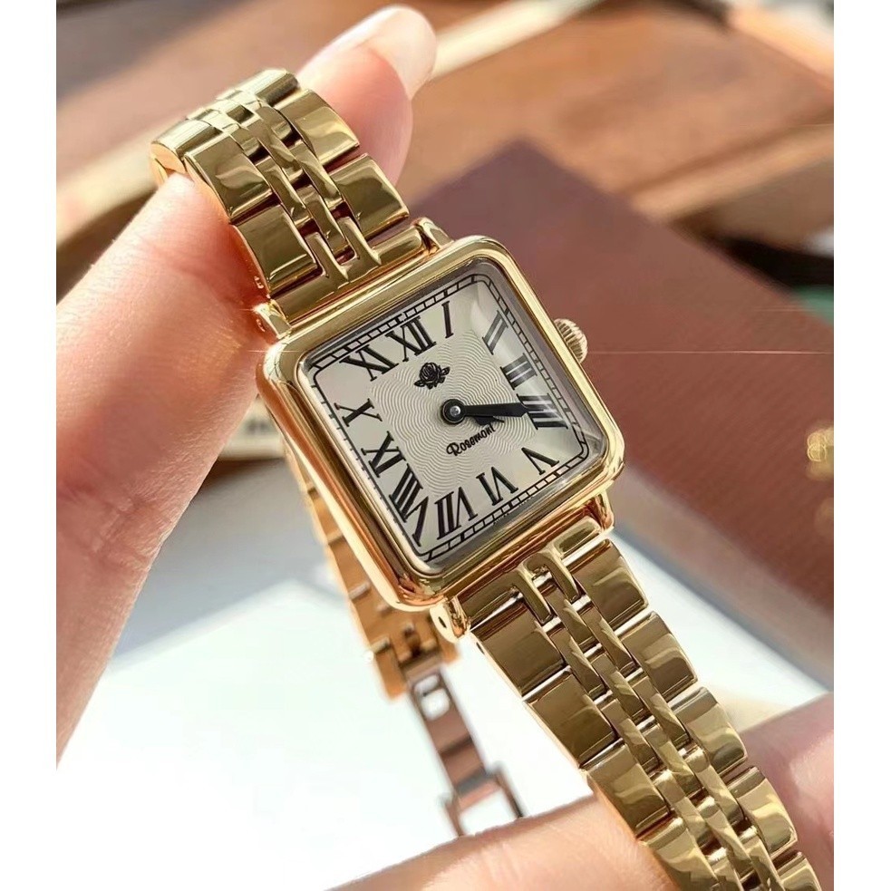 ♞rosemont Same Style Watch Retro Unique Small Dial Classy Square Ladies ...