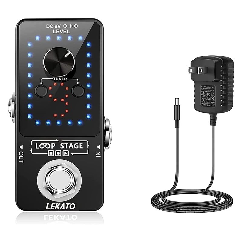 looper effector with tuner function 9 loops bass multi-effects loop 40 ...