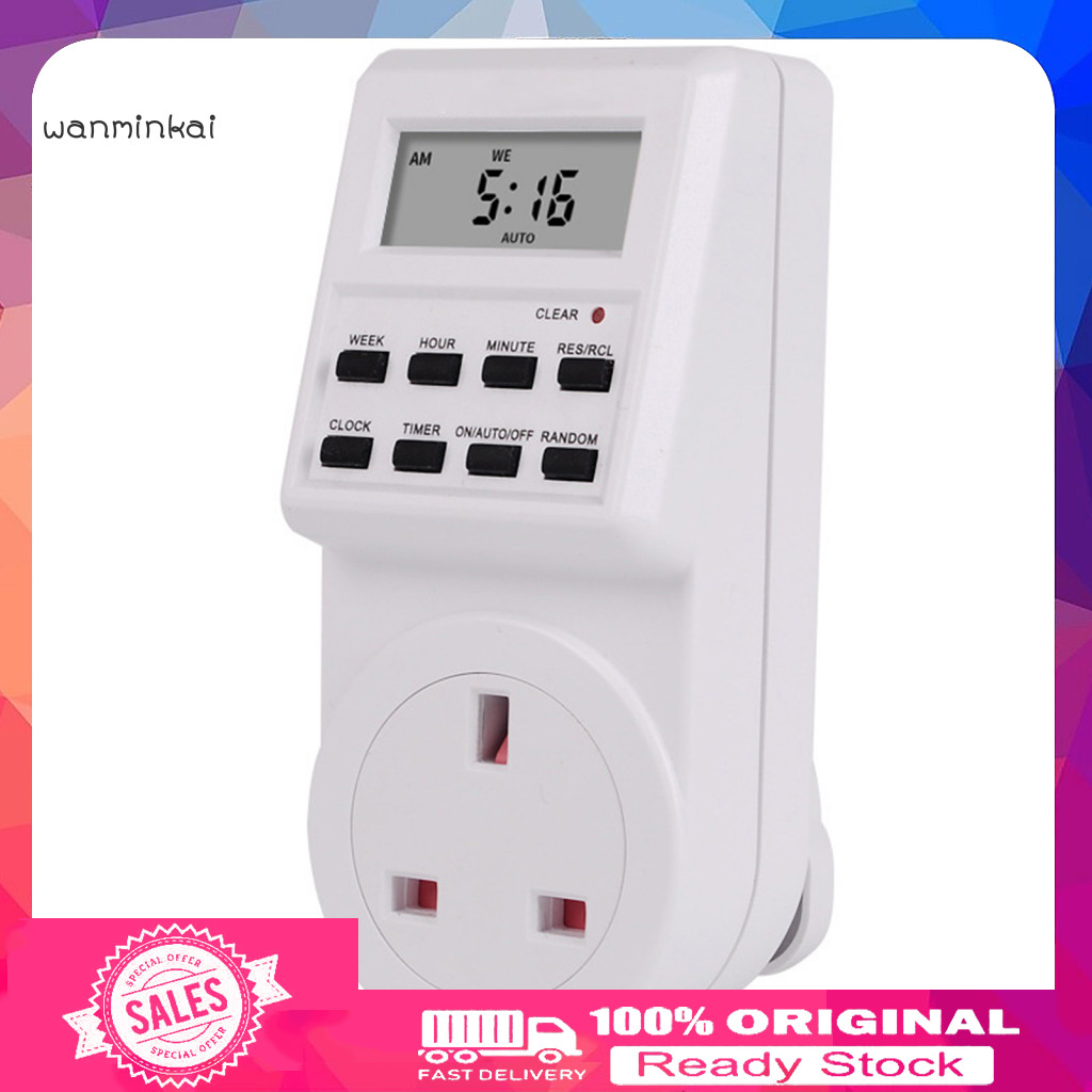 [Ready stock] TM516 Weekly Cycle Programmable Timer Switch Wall Plug-in ...