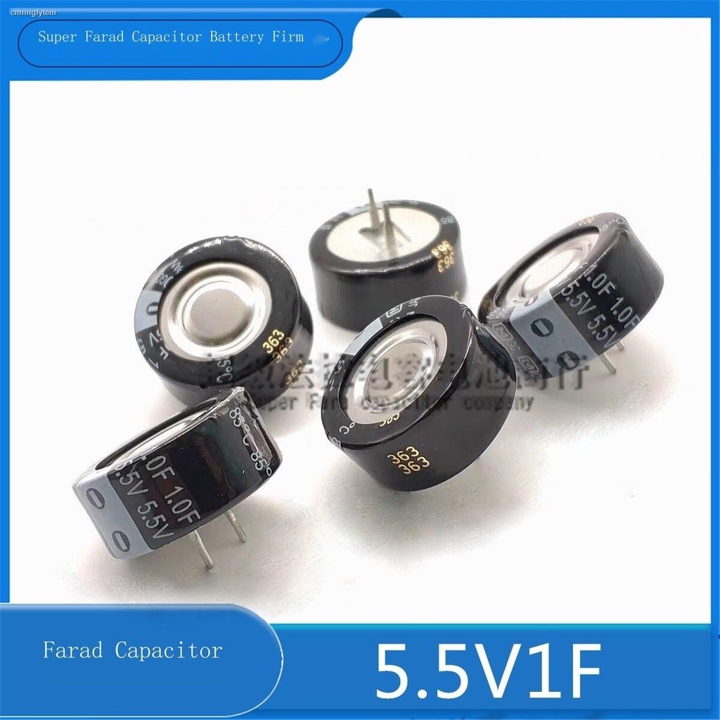 Original imported Farah capacitor 1F5.5V original Panasonic Panasonic gold capacitor C type 20*7 ...