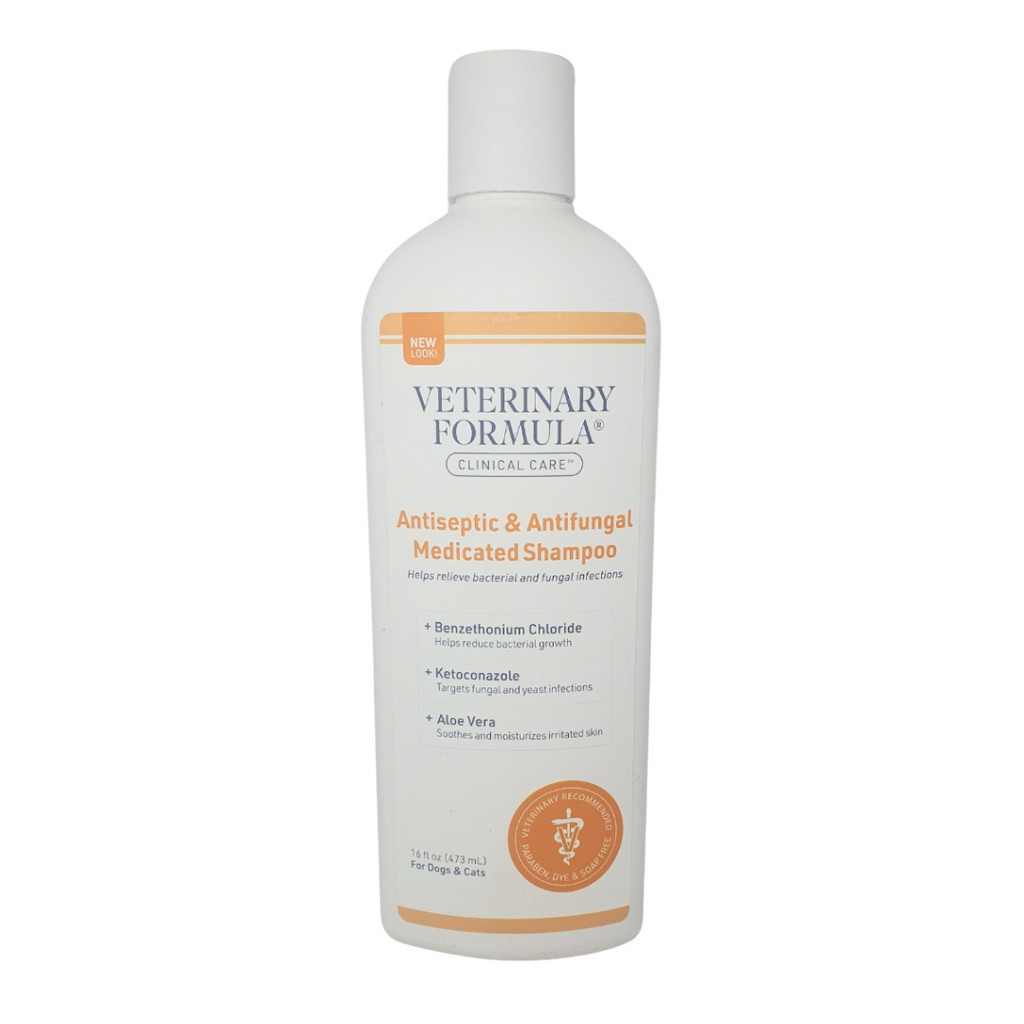 Veterinary Formula Antiseptic & Antifungal Medicated Shampoo 473ml ...