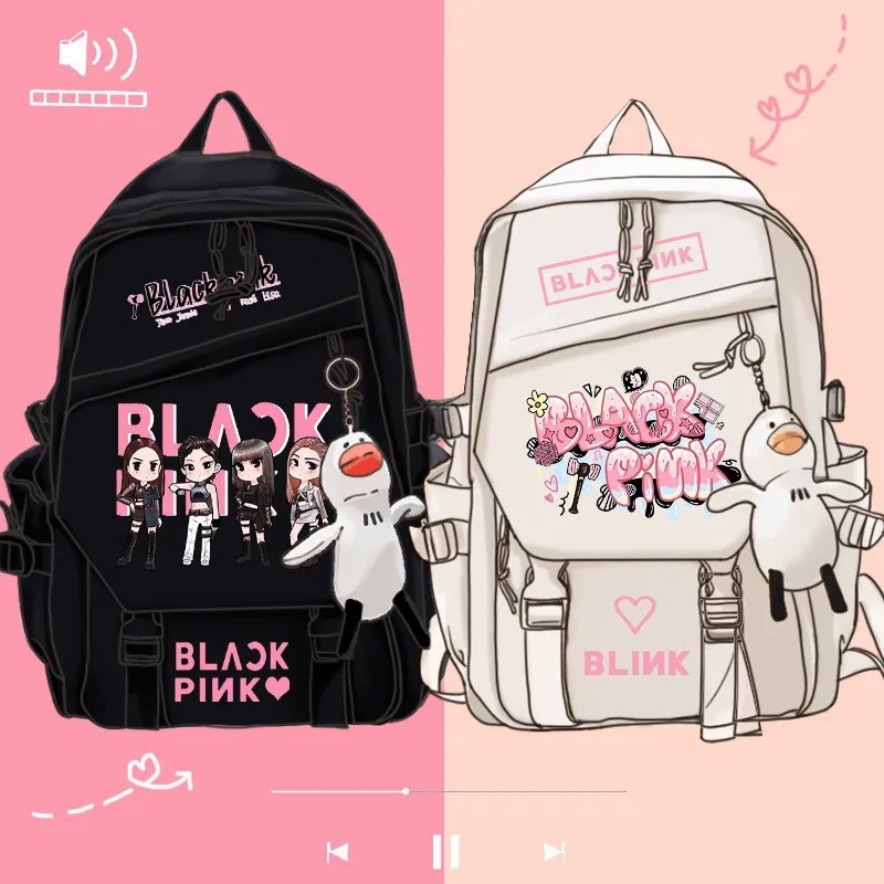 [In stock] blackpink backpack for girl kids student bag school bag ...