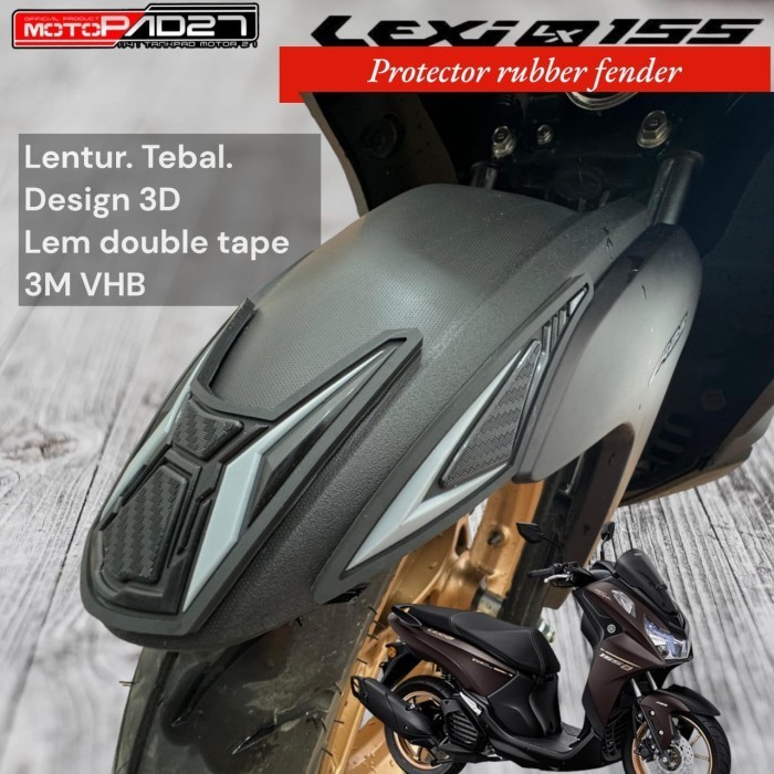 Lexi Lx 155 - Lexi Lx 155 Rubber Motopad27 Front Fender Body Sticker ...