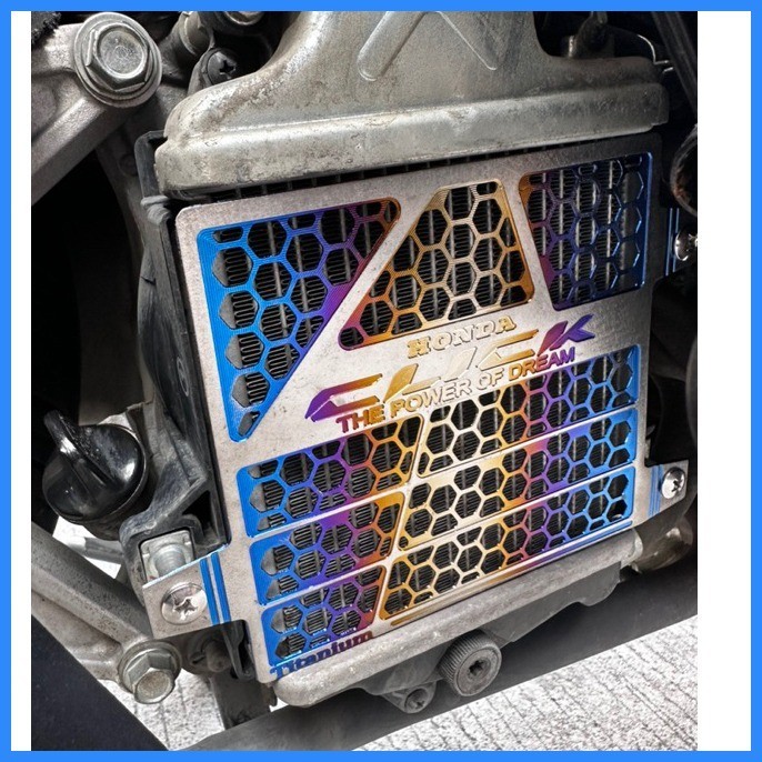 ஐ Honda Click V1 V2 V3 150i & 125i titanium radiator cover / Airblade ...